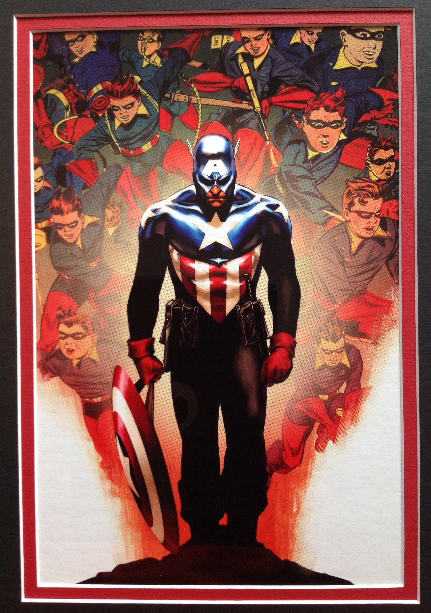 CAPTAIN AMERICA STAN LEE HAND SIGNED